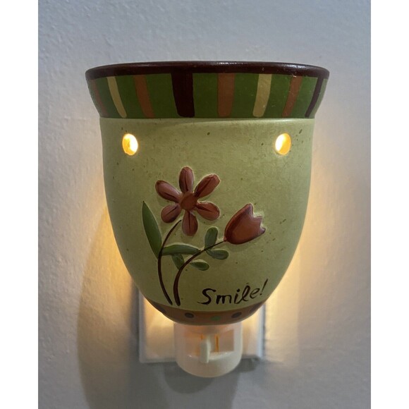 Unbranded | Accents | Ceramic Plug In Candle Wax Melt Tart Warmer Night ...